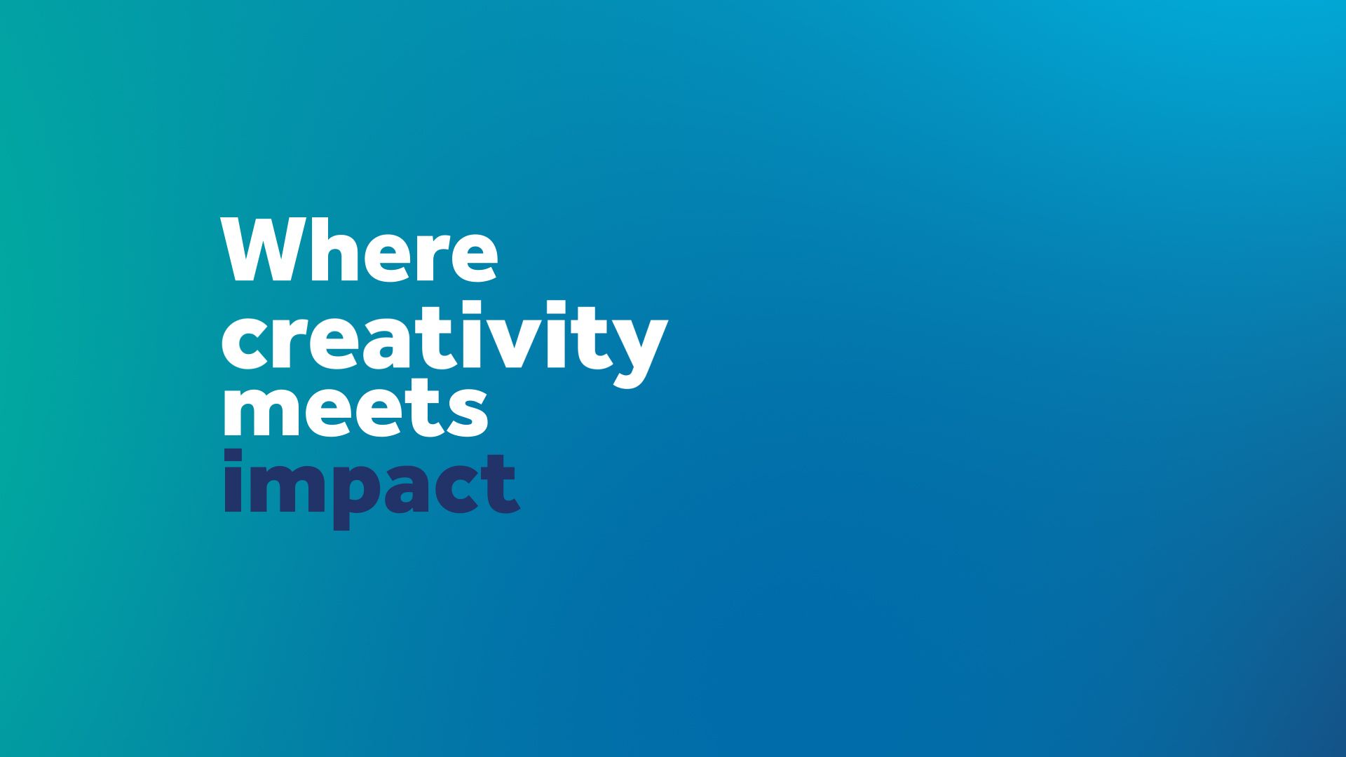 Where creativity meets impact - Sinclair